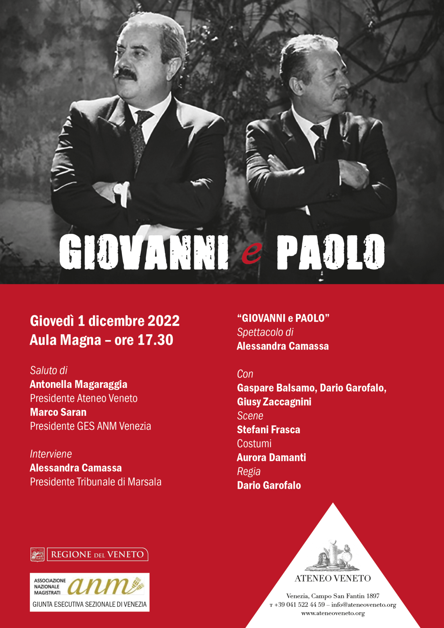 In memoria di Giovanni Falcone e Paolo Borsellino